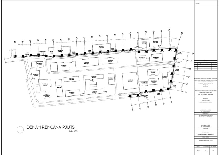 Denah Rencana Pjuts: Scale: NTS | PDF
