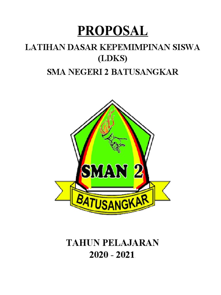 Cover Ldks Proposal Osis 2020-2021 | PDF