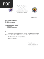 Request Letter Ocular Inspection | PDF