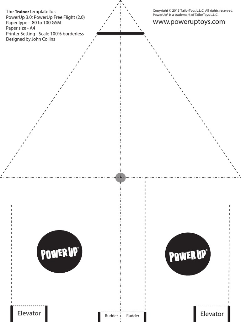 02 Trainer Diagram and Template A4 | Download Free PDF | Aerospace ...