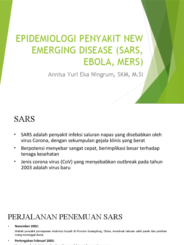 Epidemiologi SARS dan MERS CoV | PDF | Pengembangan Diri | Kesehatan ...