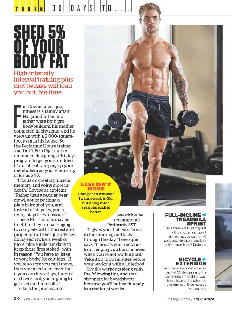 Devon Levesque 5% | PDF | High Intensity Interval Training | Physical ...