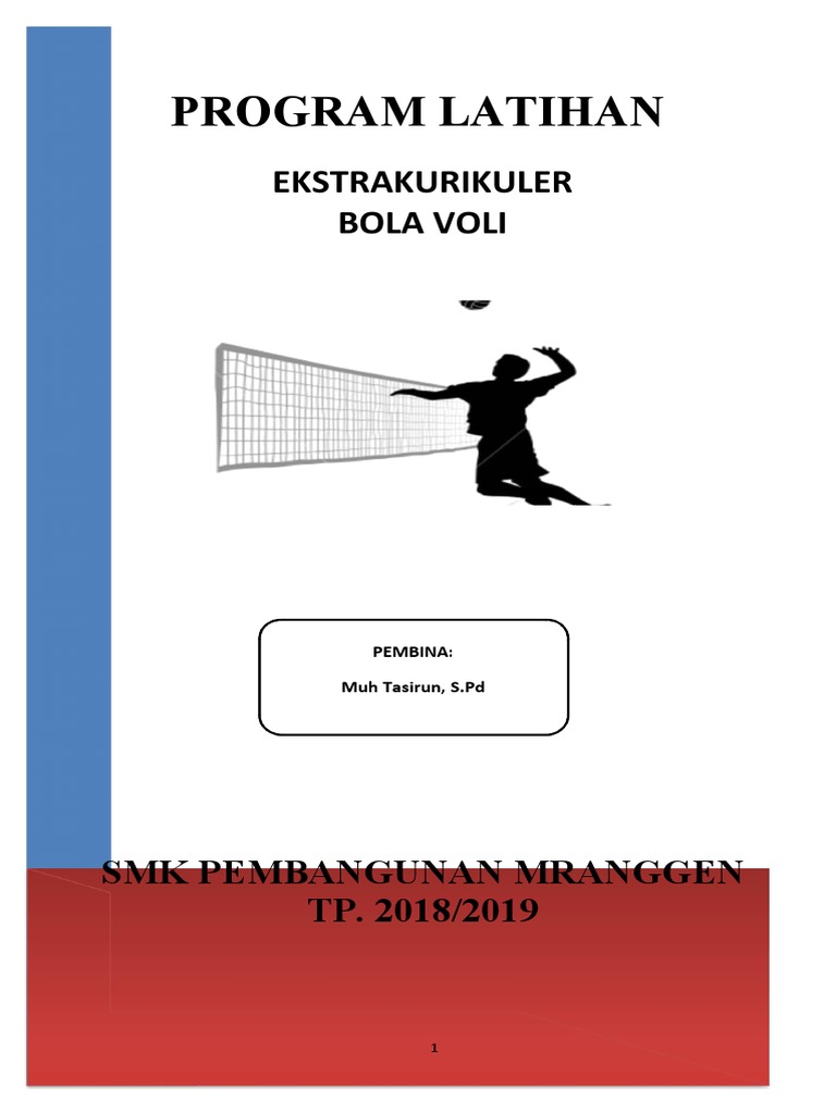Program Latihan Bola Voli New | PDF