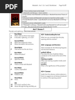 Macbeth Act1 Scene2 Quote Analysis | PDF