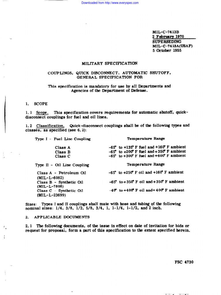 Everyspec Technical Documents Collection | PDF