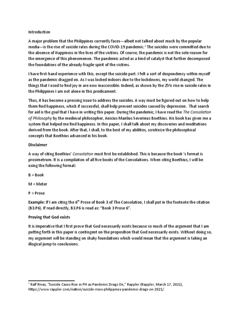 Medieval Philosopher Paper 1 | PDF | Happiness | Existence