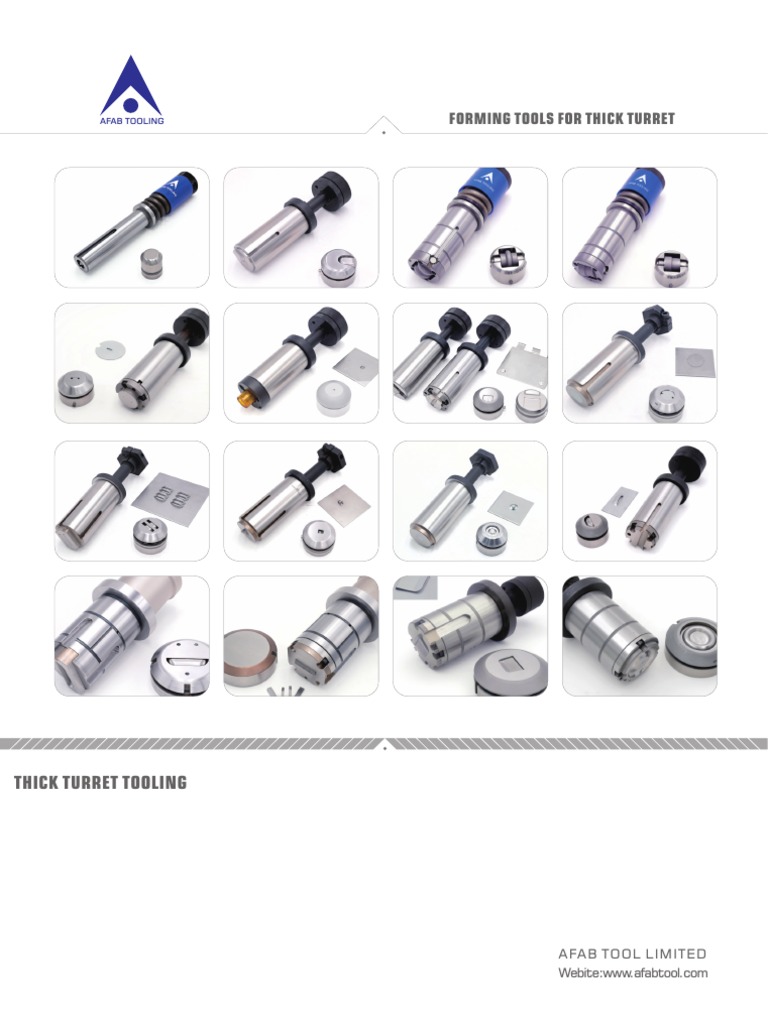 Thick Turret Forming Tools Guide | PDF | Sheet Metal | Business Process