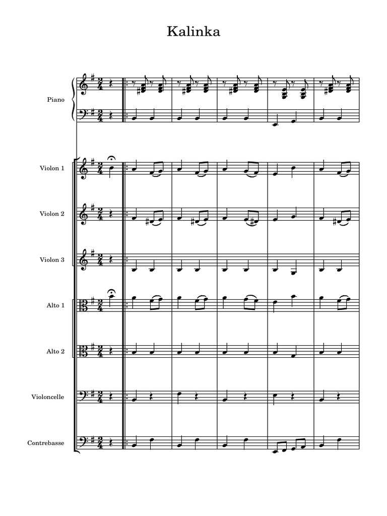 Kalinka | PDF