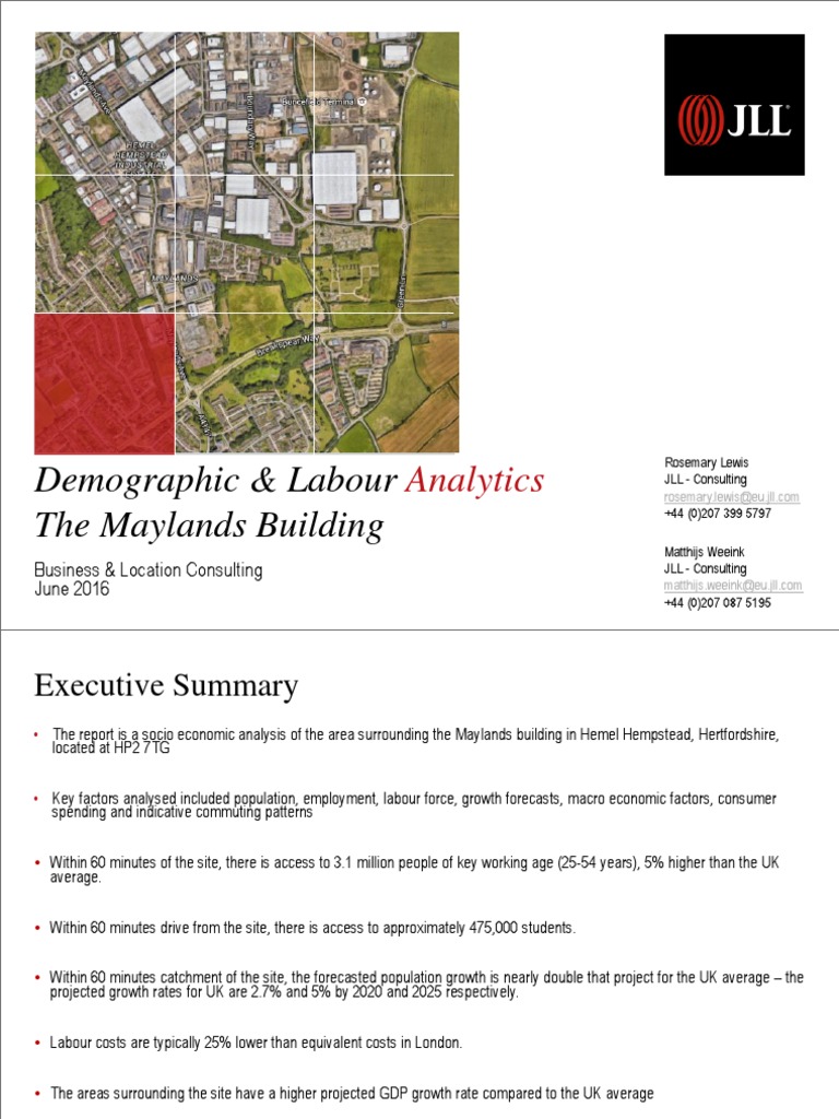 The Maylands Building Demographic Report | PDF | Gross Domestic Product ...