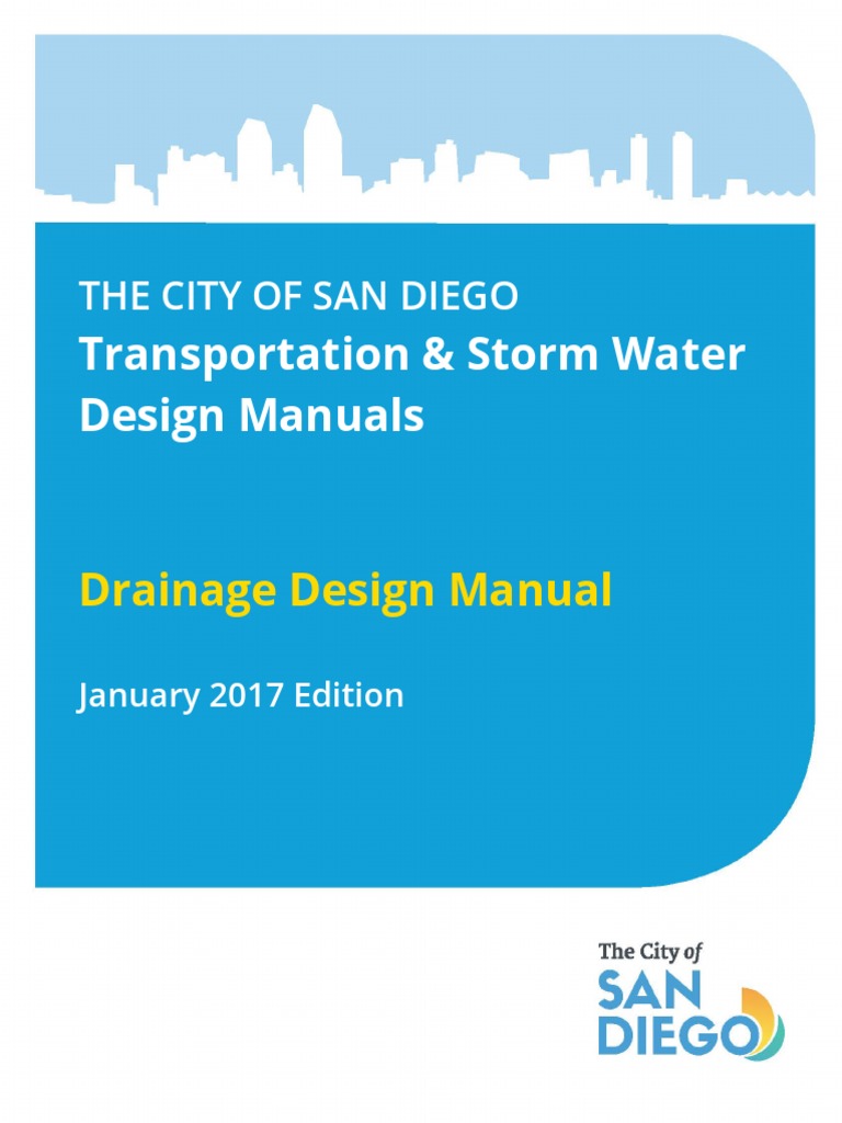 Drainage Design Manual Jan2017 | PDF | Storm Drain | Hydrology