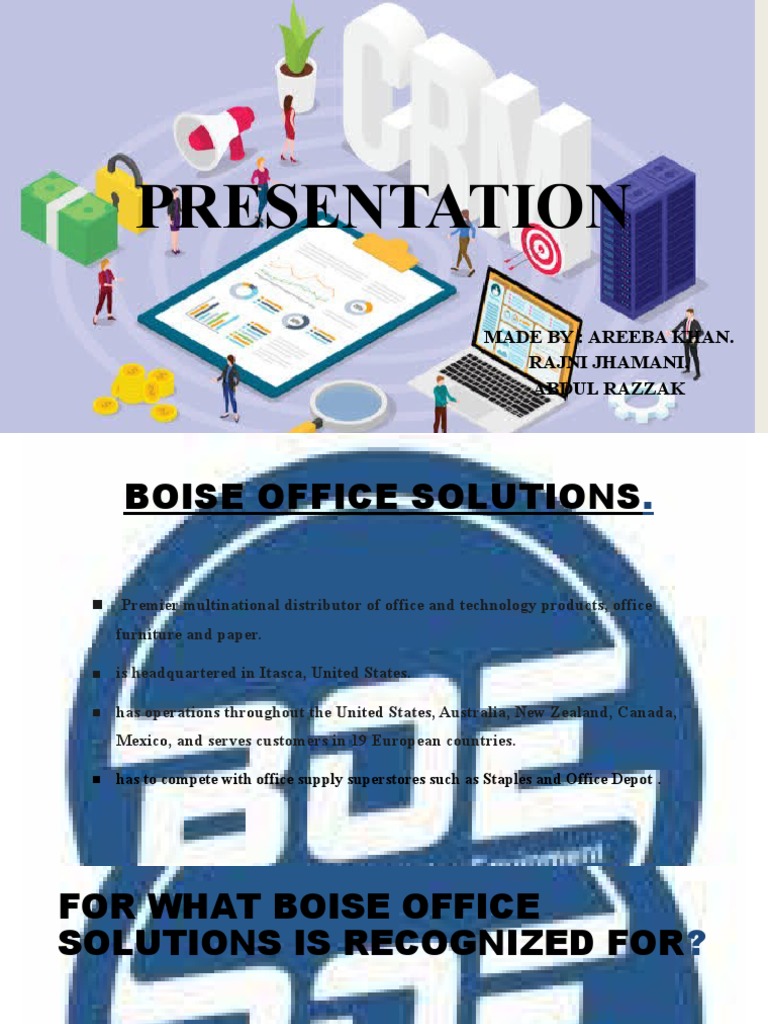 Presentation: Made By: Areeba Khan. Rajni Jhamani. Abdul Razzak | PDF | Customer Relationship ...