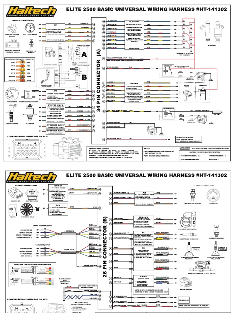 Elite 2500 Basic Harness Diagram | PDF