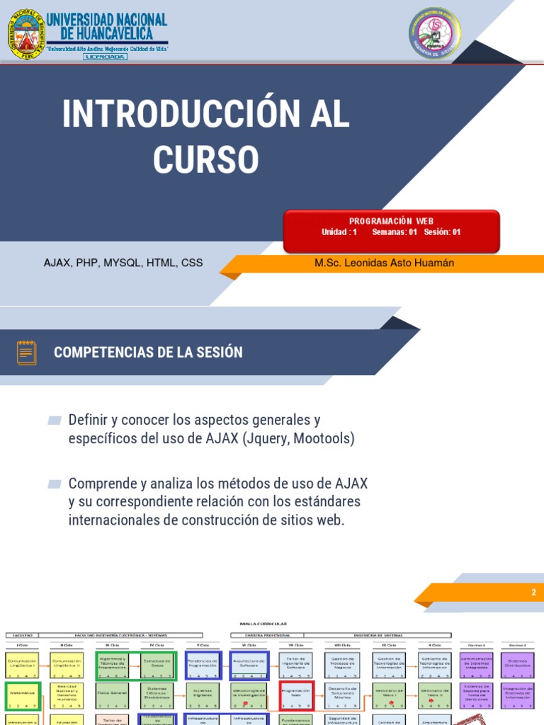 Semana 1 (Introducción Al Curso) | PDF | J Query | Mi sql