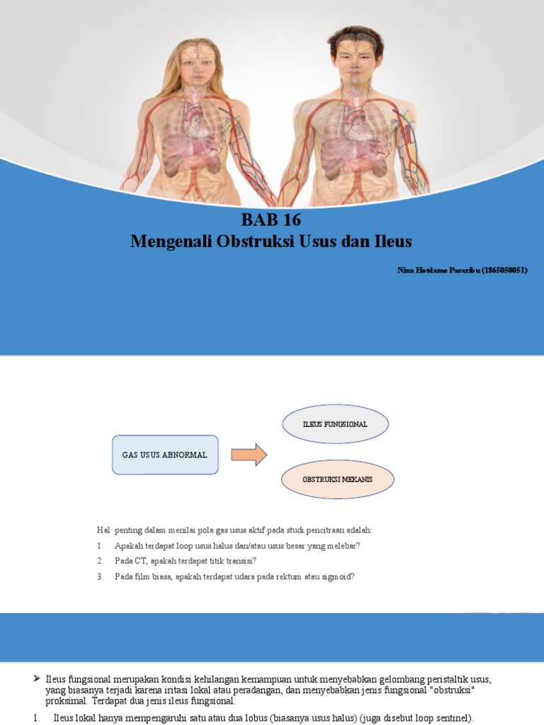 Obstruksi Usus Dan Illeus | PDF