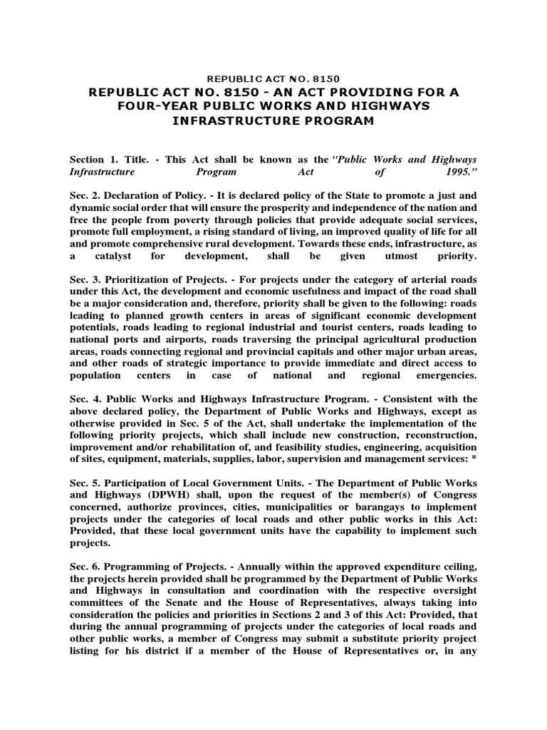 RA 7160 Ammendment RA 8150 | PDF | Justice | Crime & Violence