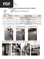 LOTO Checklist | PDF | Workplace | Working Conditions