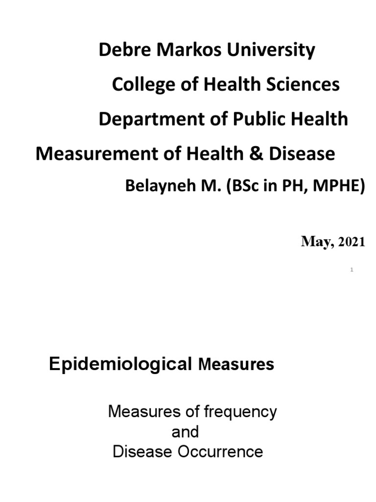 4 5816705424795110773.pptx 0 | PDF | Incidence (Epidemiology ...