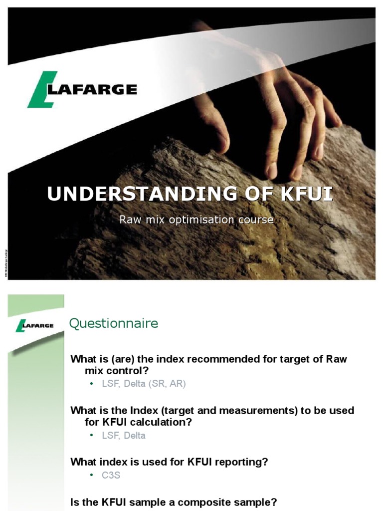 RMO - KFUI Understanding | PDF | Cement | Building Engineering