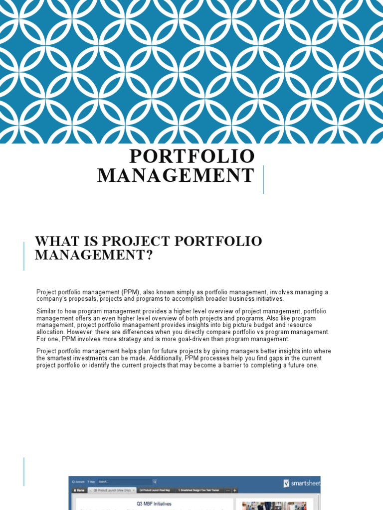 Portfolio Management | PDF | Project Management | Oil Refinery