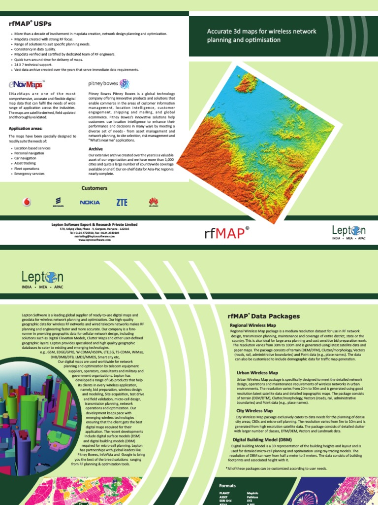 Accurate 3d Maps For Wireless Network Planning and Op Misa On | PDF ...