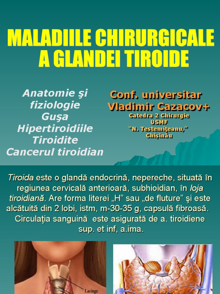 Maladiile Chirurgicale A Glandei Tiroide | PDF