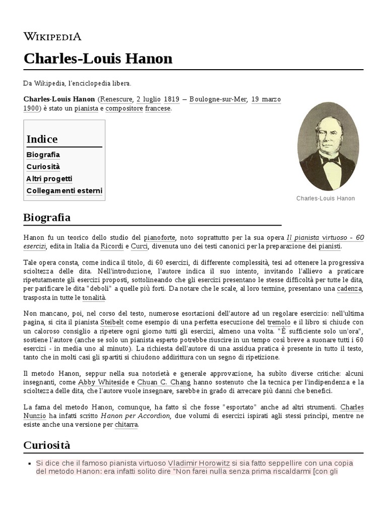 Charles-Louis Hanon | PDF