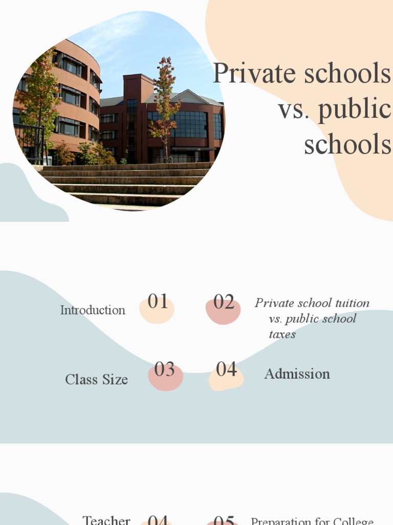 Private School Vs Public School | PDF