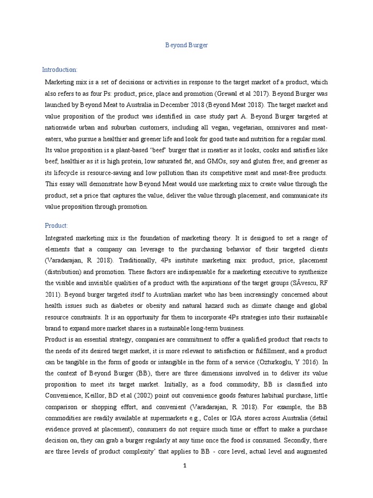 Beyond Burger | PDF | Digital Marketing | Brand