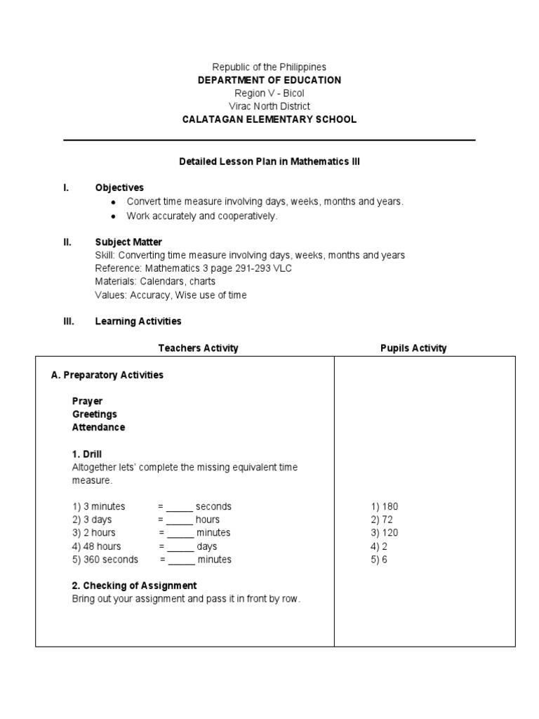 DLP COT Math | PDF | Science | Science And Technology