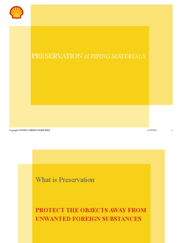 20 Preservation of Piping Materials | PDF | Corrosion | Metals