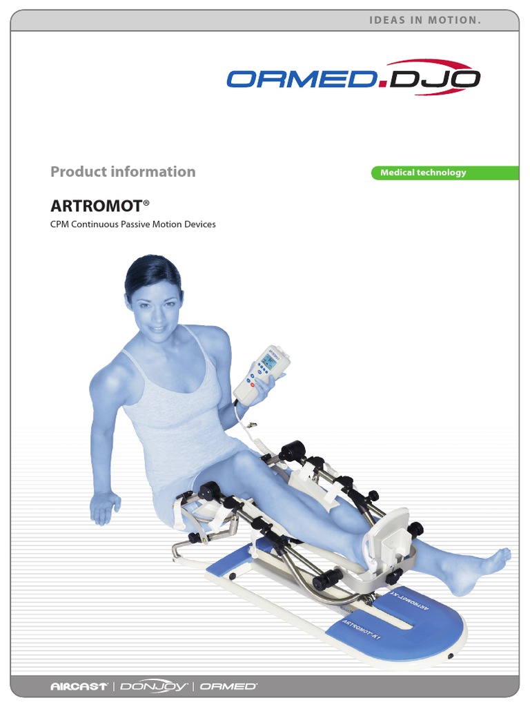 ARTROMOT Catalogue Engl 0908 | PDF | Anatomical Terms Of Motion | Knee
