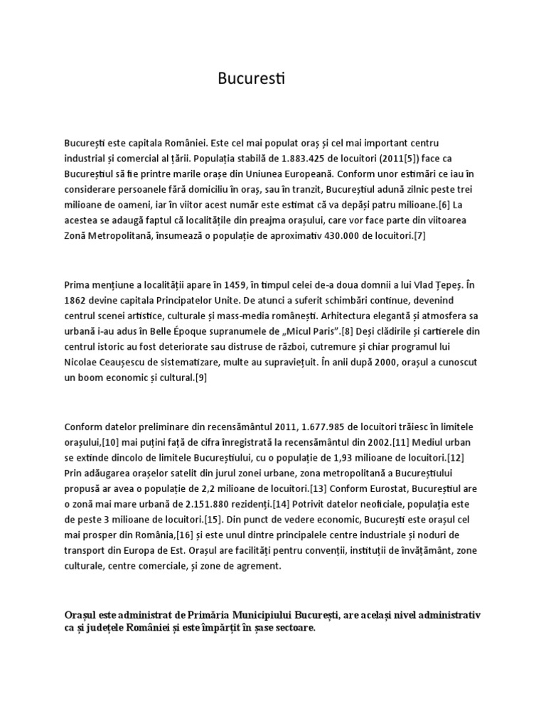 Bucuresti | PDF
