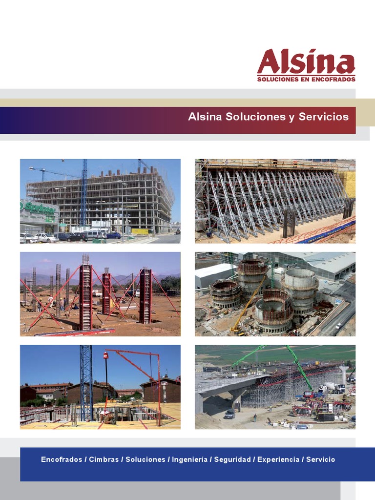 Catalogo Alsina Soluciones Servicios | PDF | Hormigón | Sectores Economicos