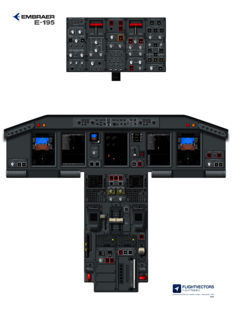 Embraer E 195 Cockpit Poster For Flight Crew | PDF
