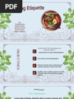 Social & Dining Etiquette Quiz | PDF | Foods