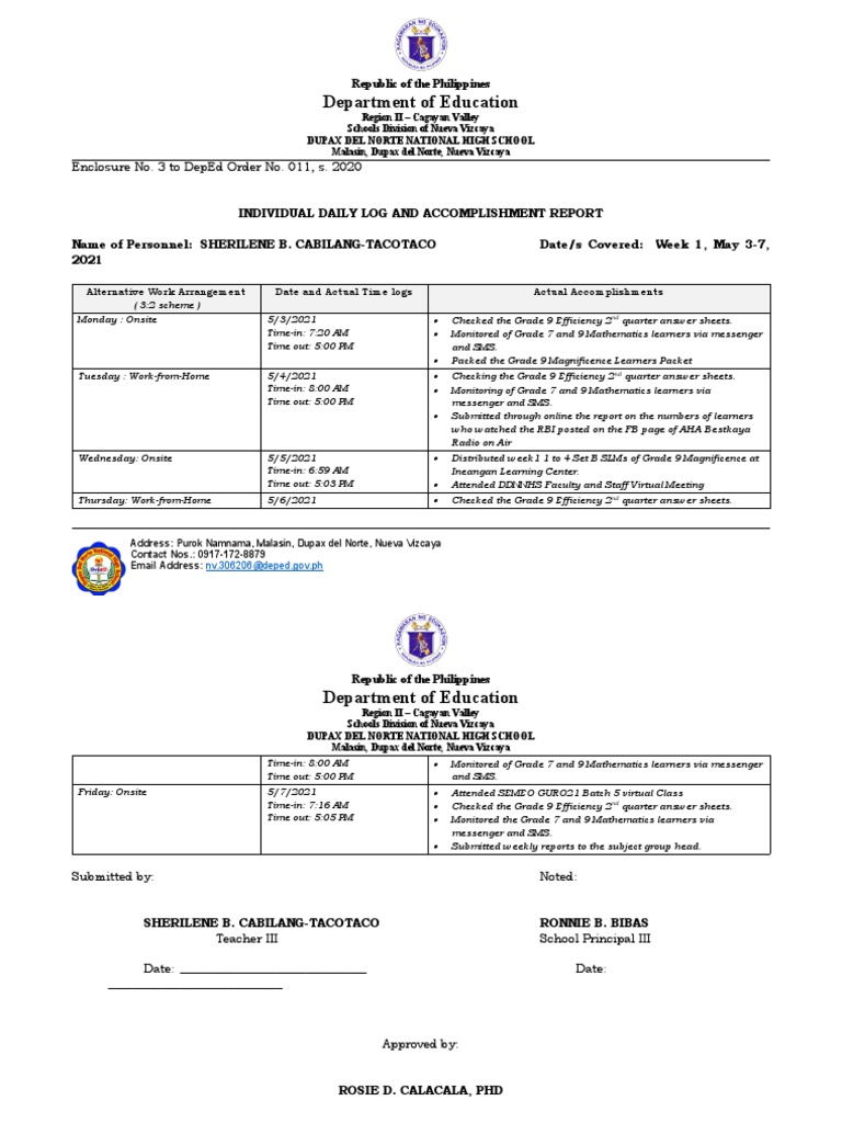 IDLAR-Teachers May Week 1 - 2 | PDF | Communication | Business