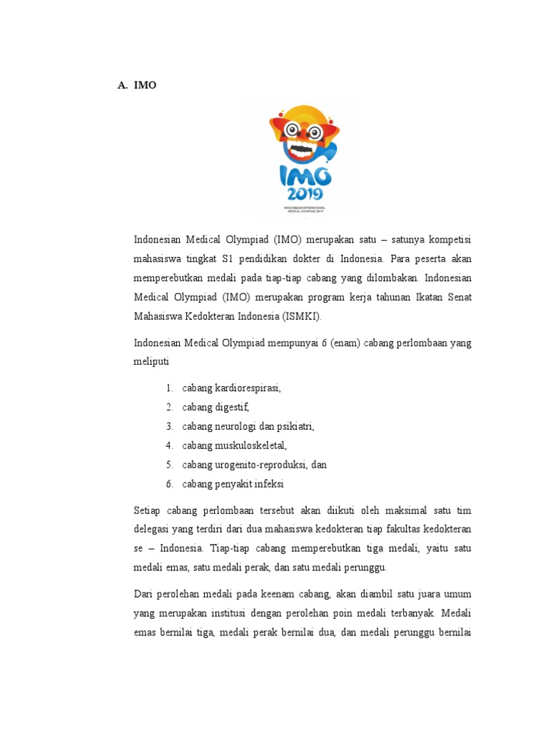 Daftar Lomba Kedokteran PSPD | PDF