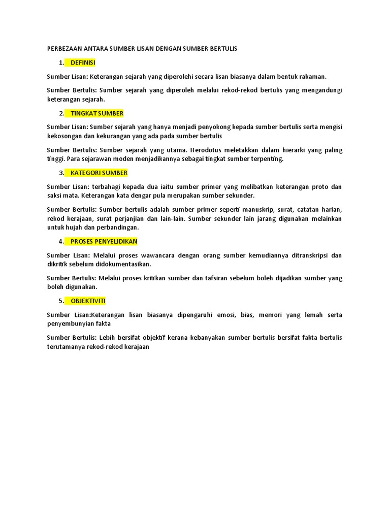 Comparing Oral and Written Sources | PDF