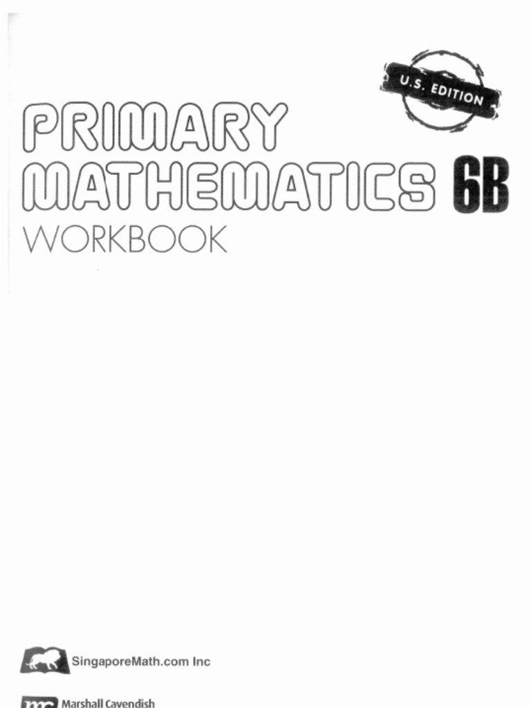 Fdocuments - in Singapore Math 6b Workbook | PDF