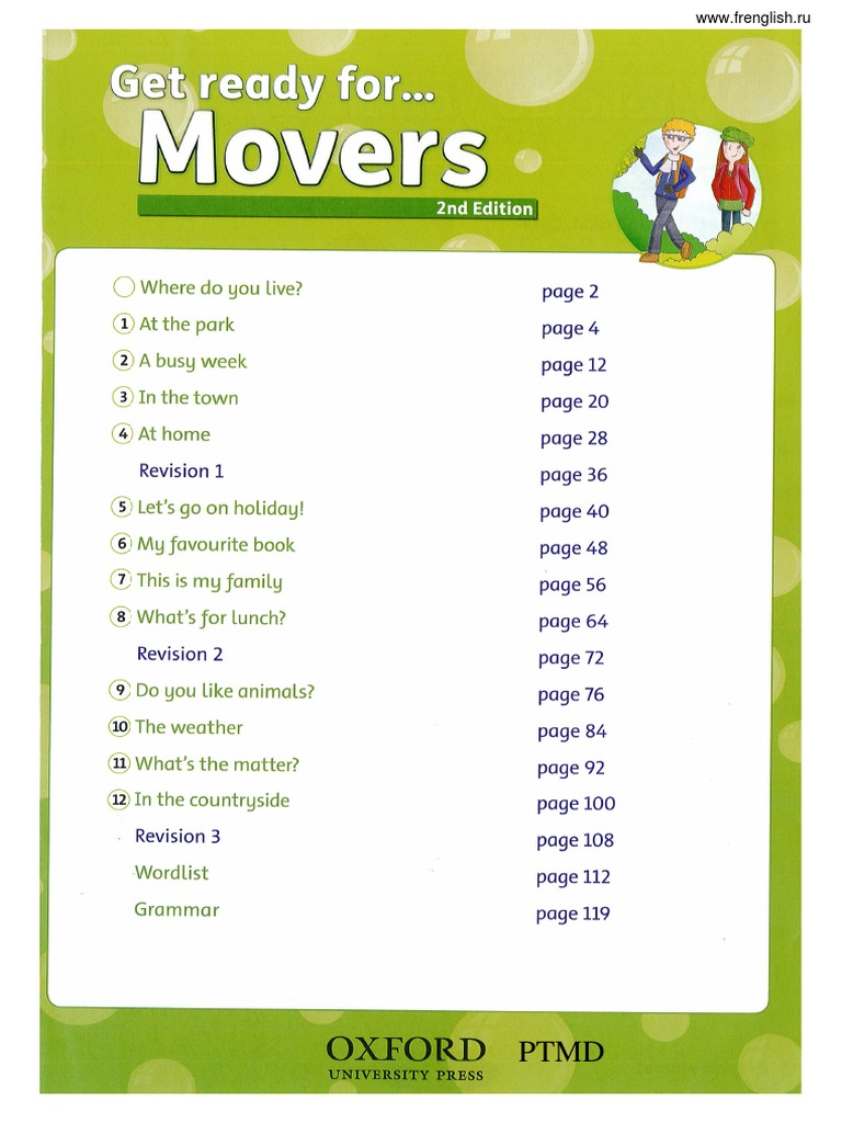 Get Ready For Movers 2ed Students Book | PDF