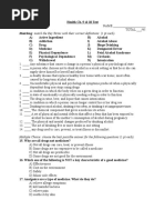 Alcohol and Drug Quiz | PDF | Substance Abuse | Alcoholism