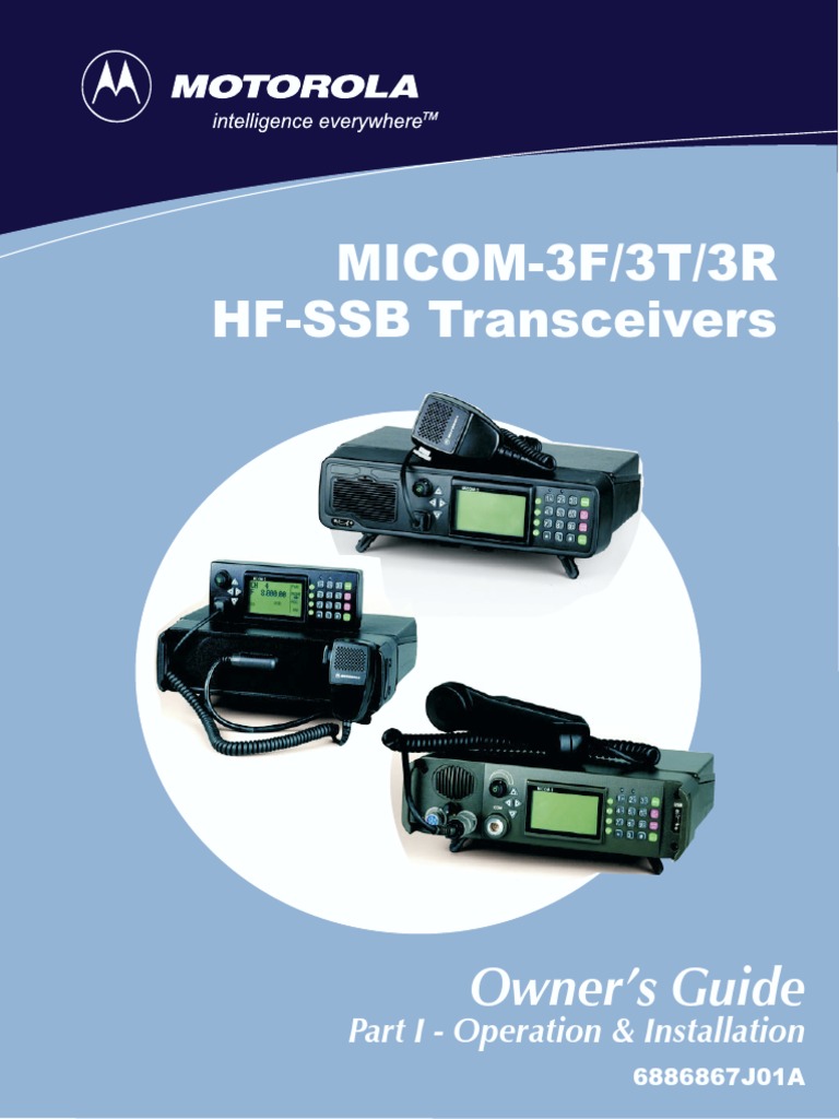 MICOM-3F/3T/3R HF-SSB Transceivers: Owner's Guide | PDF | Radio ...