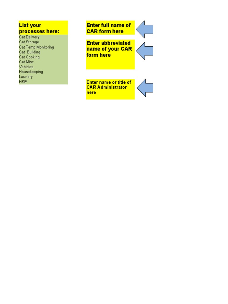 012 - CAR Corrective Action Report | PDF | Business Process | Business