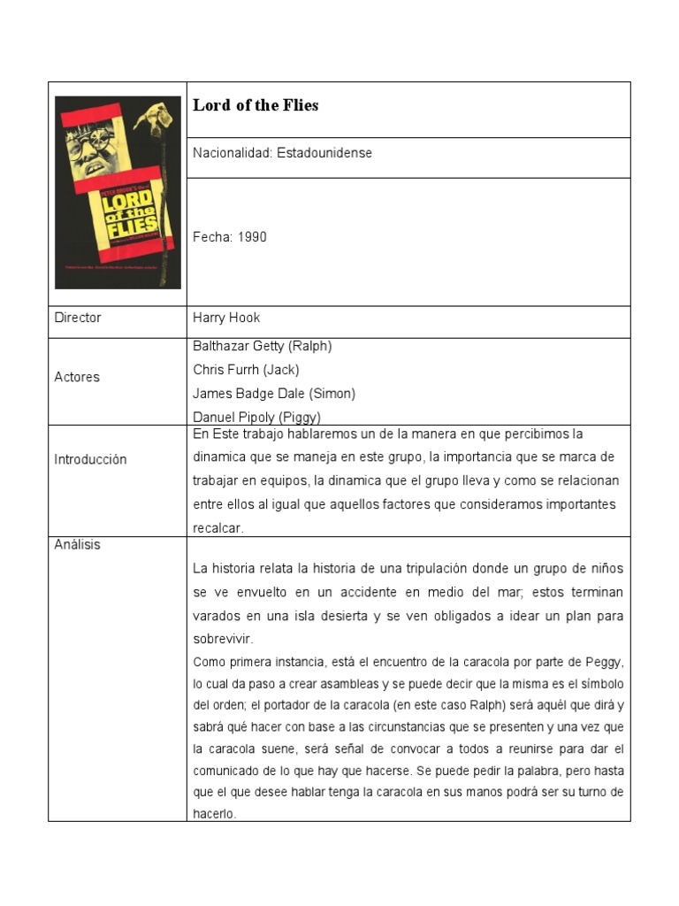 Lord of The Flies | PDF