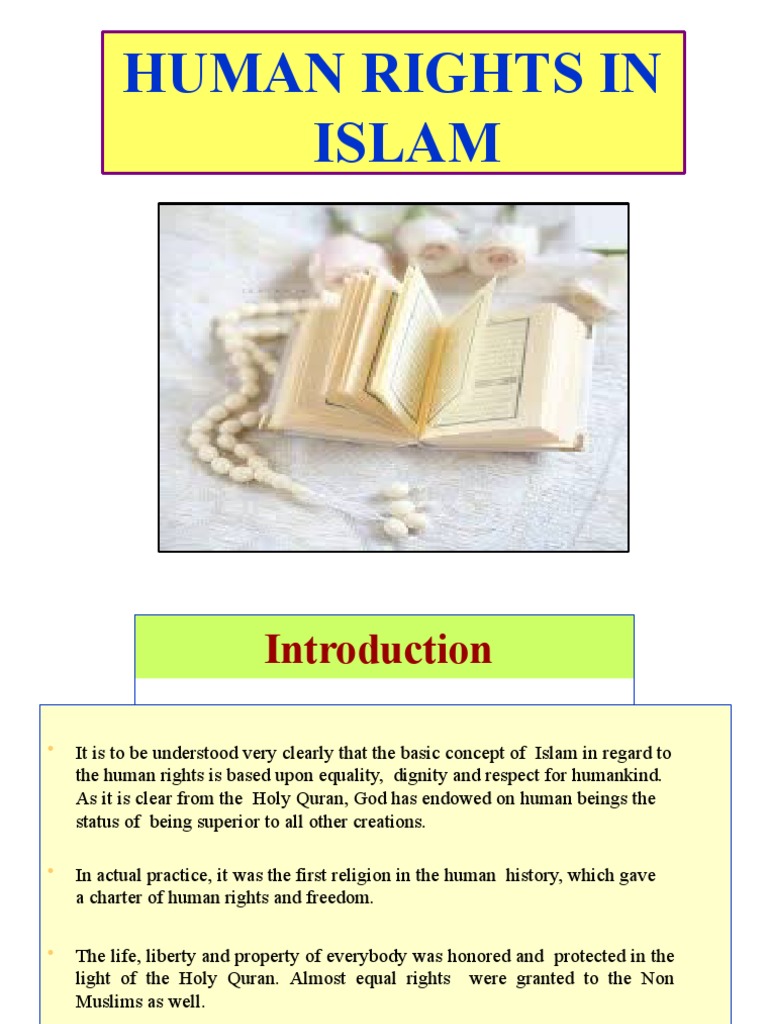 Human Rights in Islam | PDF | Quran | Islam