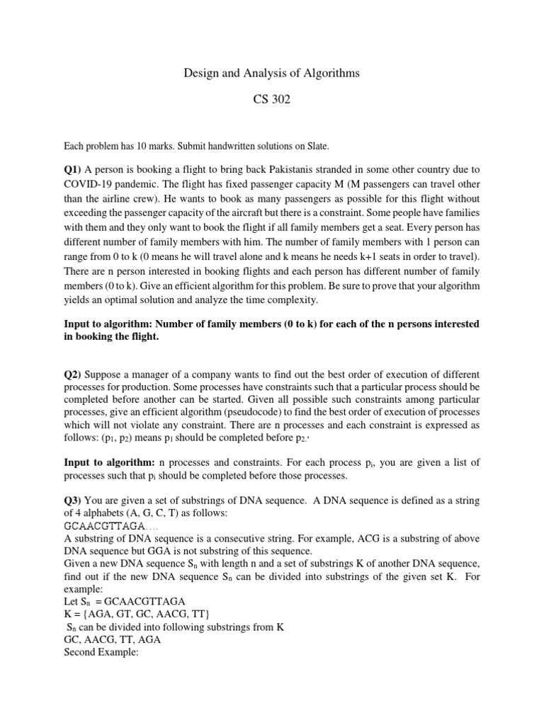 Hw 4 Greedy And Dp Pdf Time Complexity Algorithms