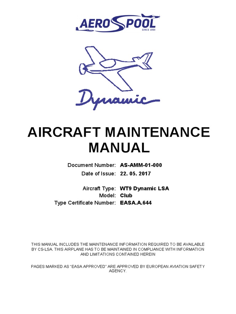 Aircraft Maintenance Manual | PDF | Flight | Aircraft