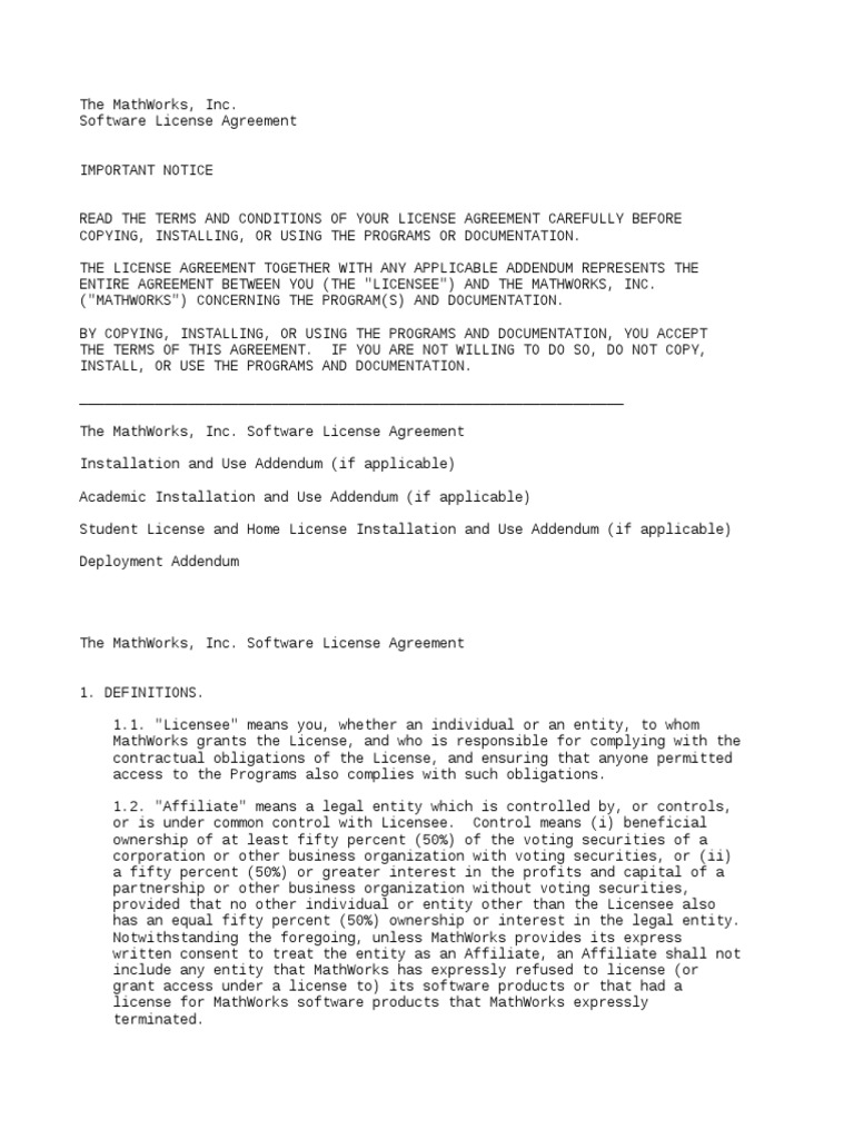 License Agreement | PDF