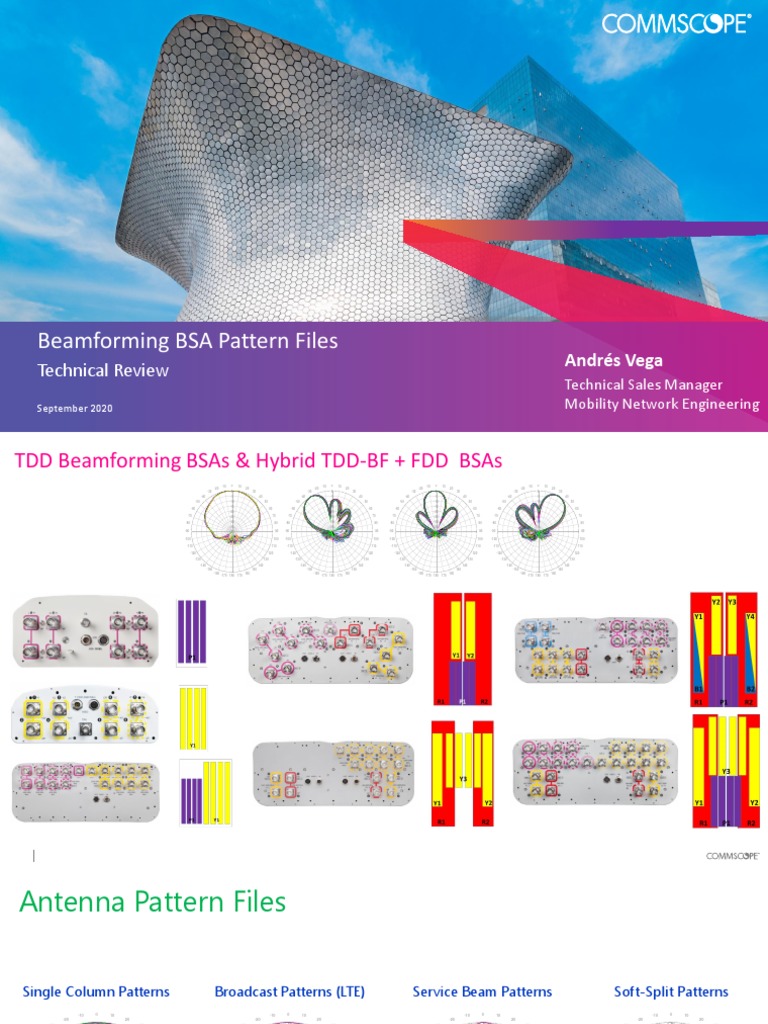 CommScope BF Antenna Patterns - VC | PDF | Electrical Engineering ...