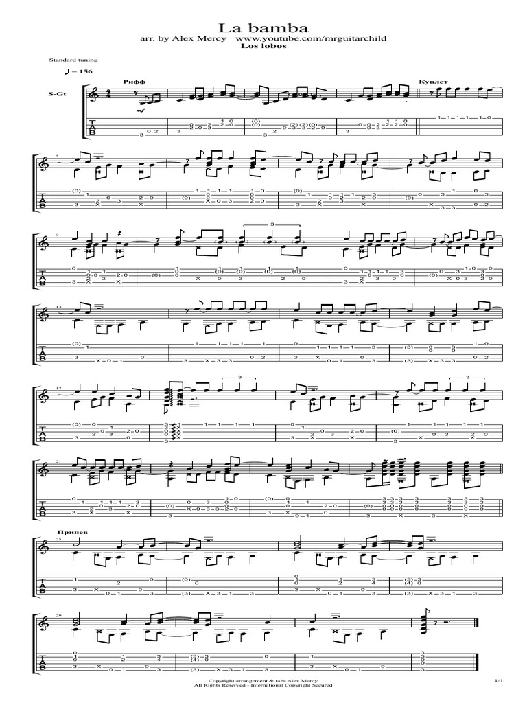 La Bamba | PDF | Entertainment (General)